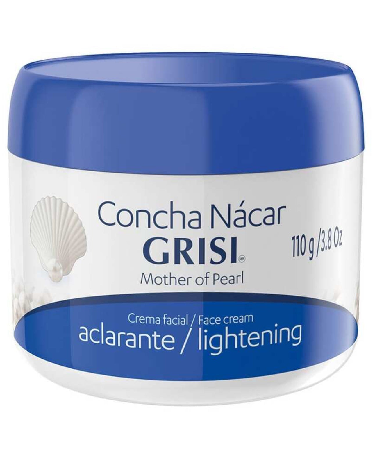 Grisi Concha Nacha Mother of Pearl Face Cream | Lightening | 3.8 oz ...